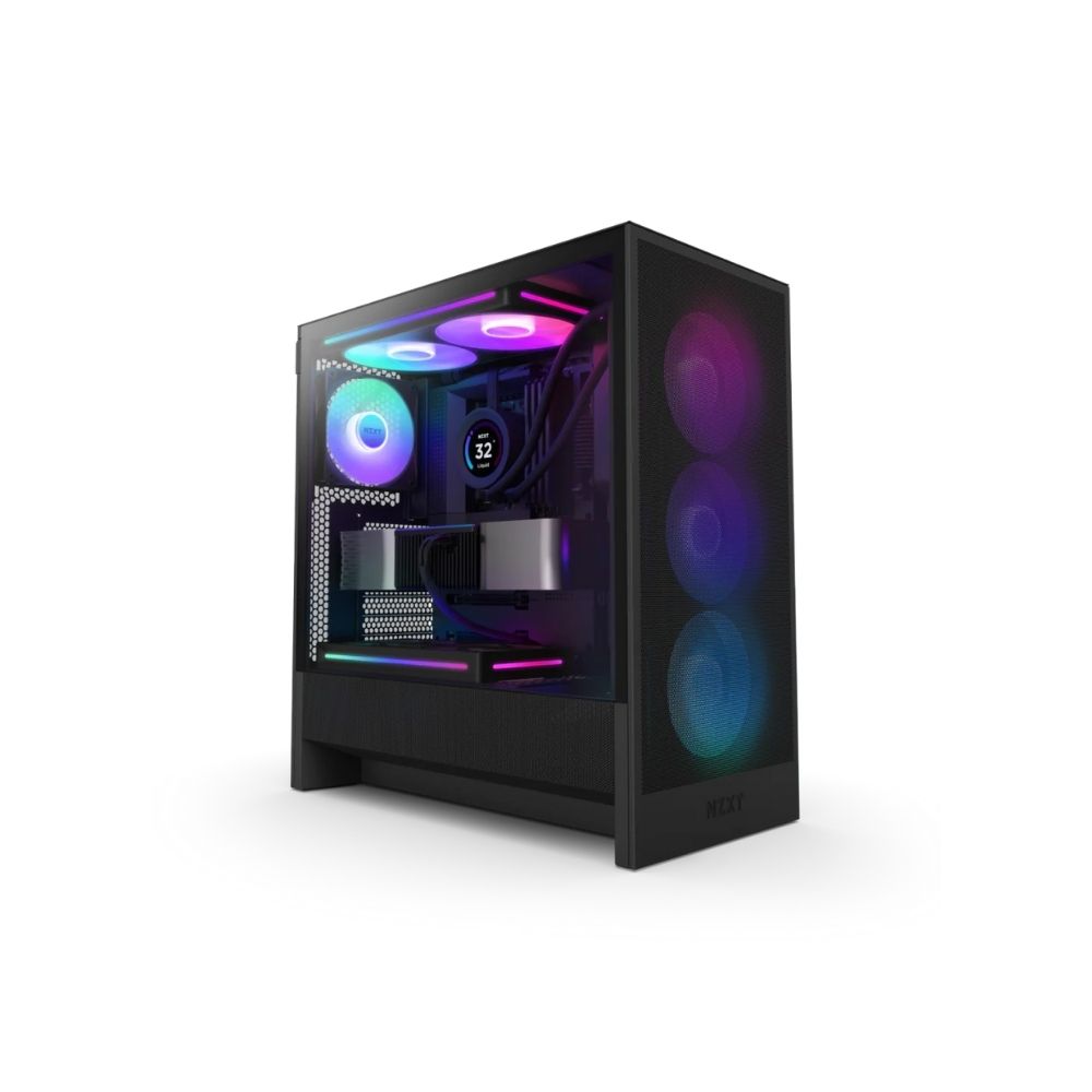 NZXT H5 Flow RGB – Airflow Case with RGB Fans | Mansa Computers