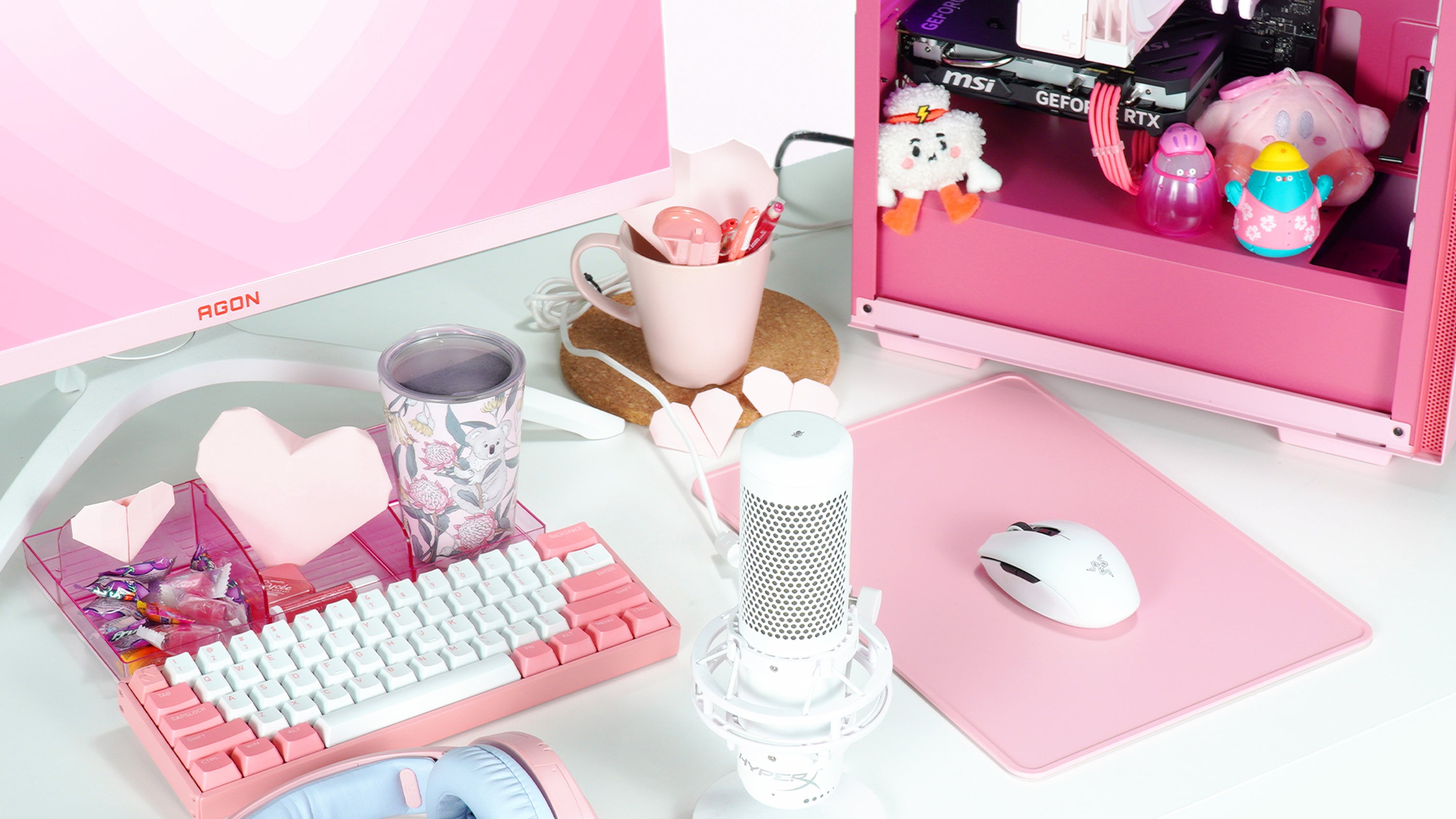 Mansa Pink PC - Custom Pink Gaming PC - Mansa Computers